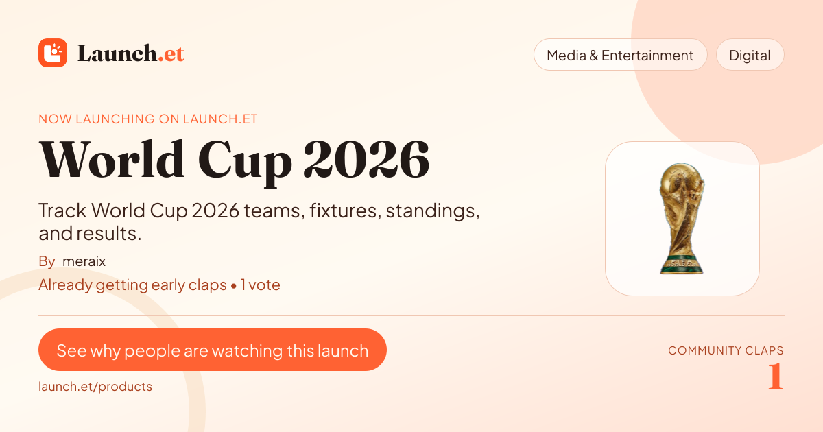 World Cup 2026 | Launch.et